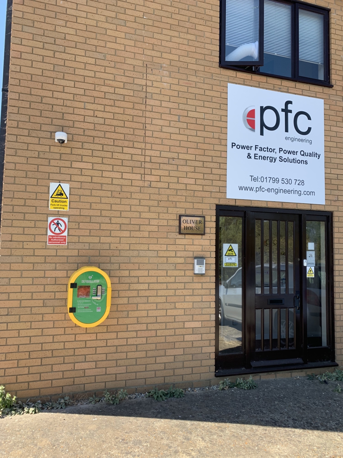 New Public AED Installed Outside PFC Offices - PFC Engineering Ltd