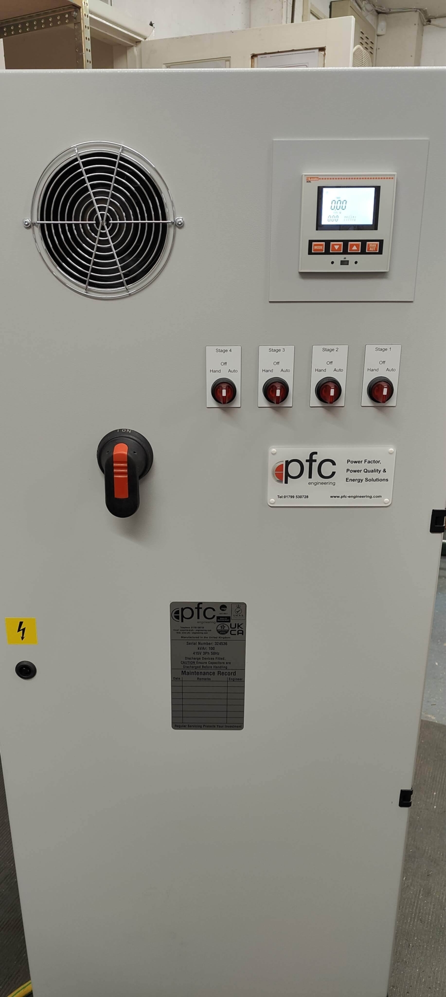 FSi100 PFC Unit with Custom Selector Switches - PFC Engineering Ltd